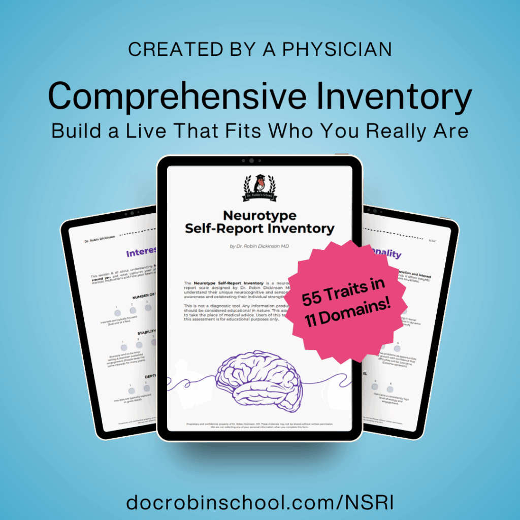 Neurotype Self Report Inventory – Dr. Robin's School